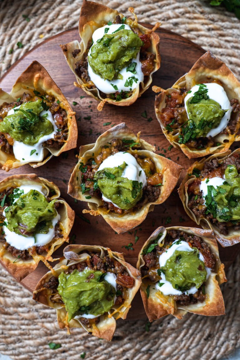 Crispy Taco Cups - Off The Chain Kitchen